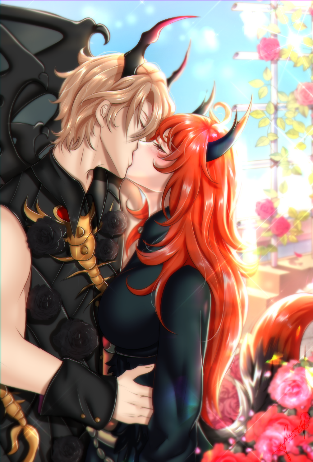 Asmodeus (Obey Me! Shall We Date) Phone Wallpapers