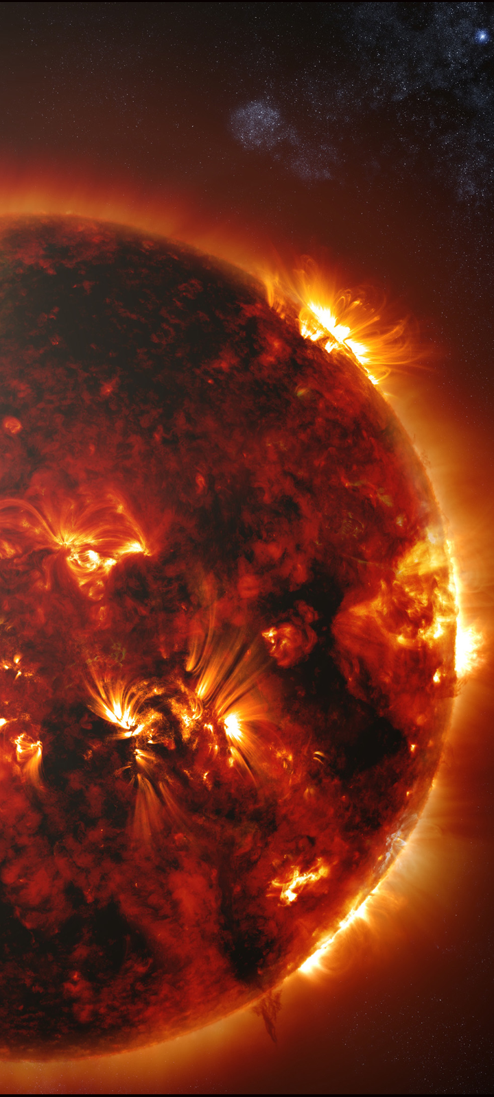 Download Universe Sci Fi Sun Phone Wallpaper