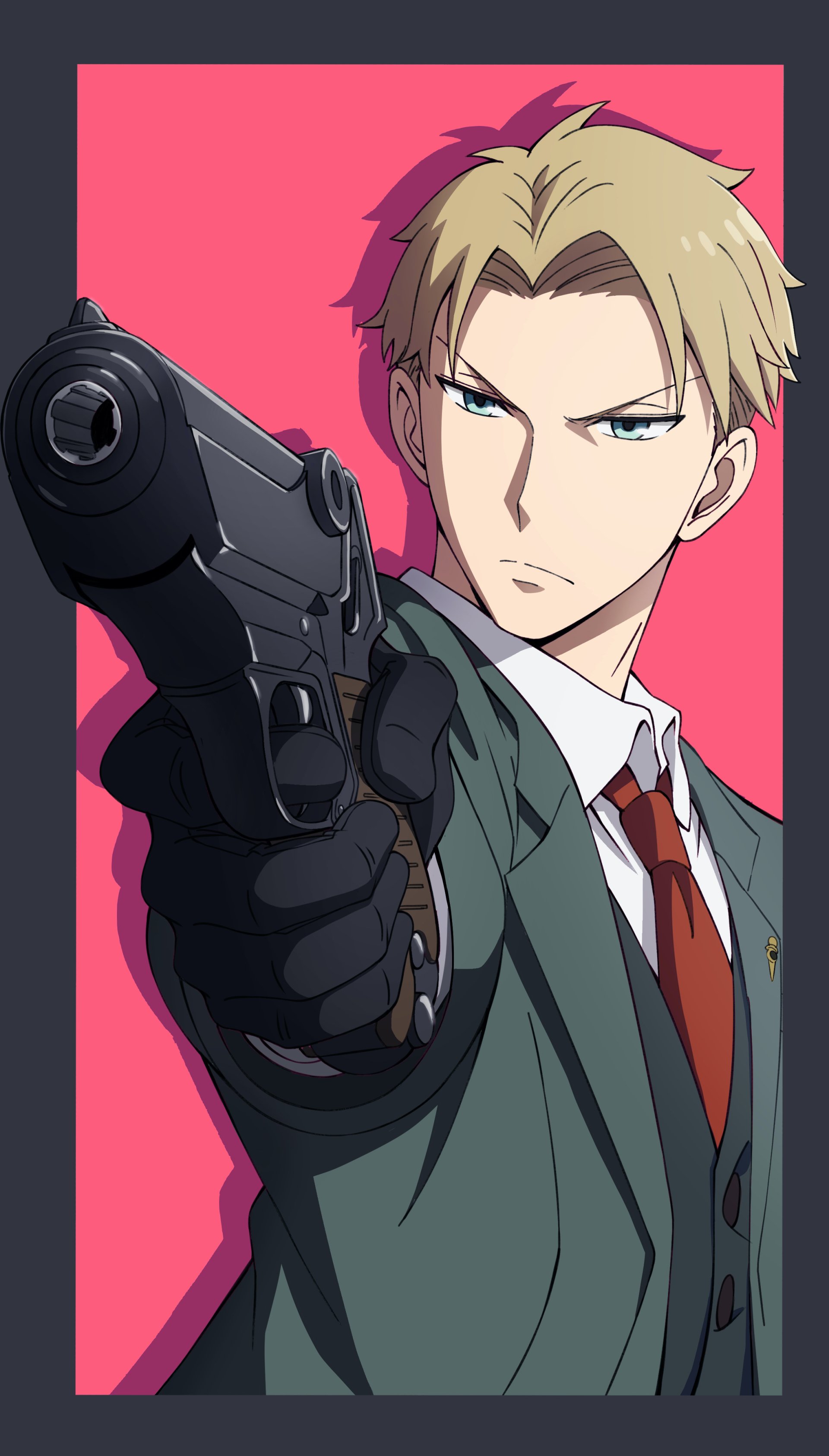 Agent Loid Forger — Steady Aim (Phone Wallpaper)