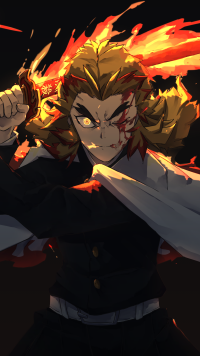 Kyojuro Rengoku Phone Wallpapers