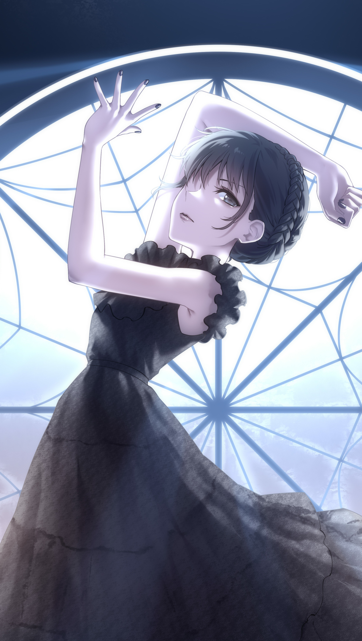 Download Wednesday Addams TV Show Wednesday Phone Wallpaper