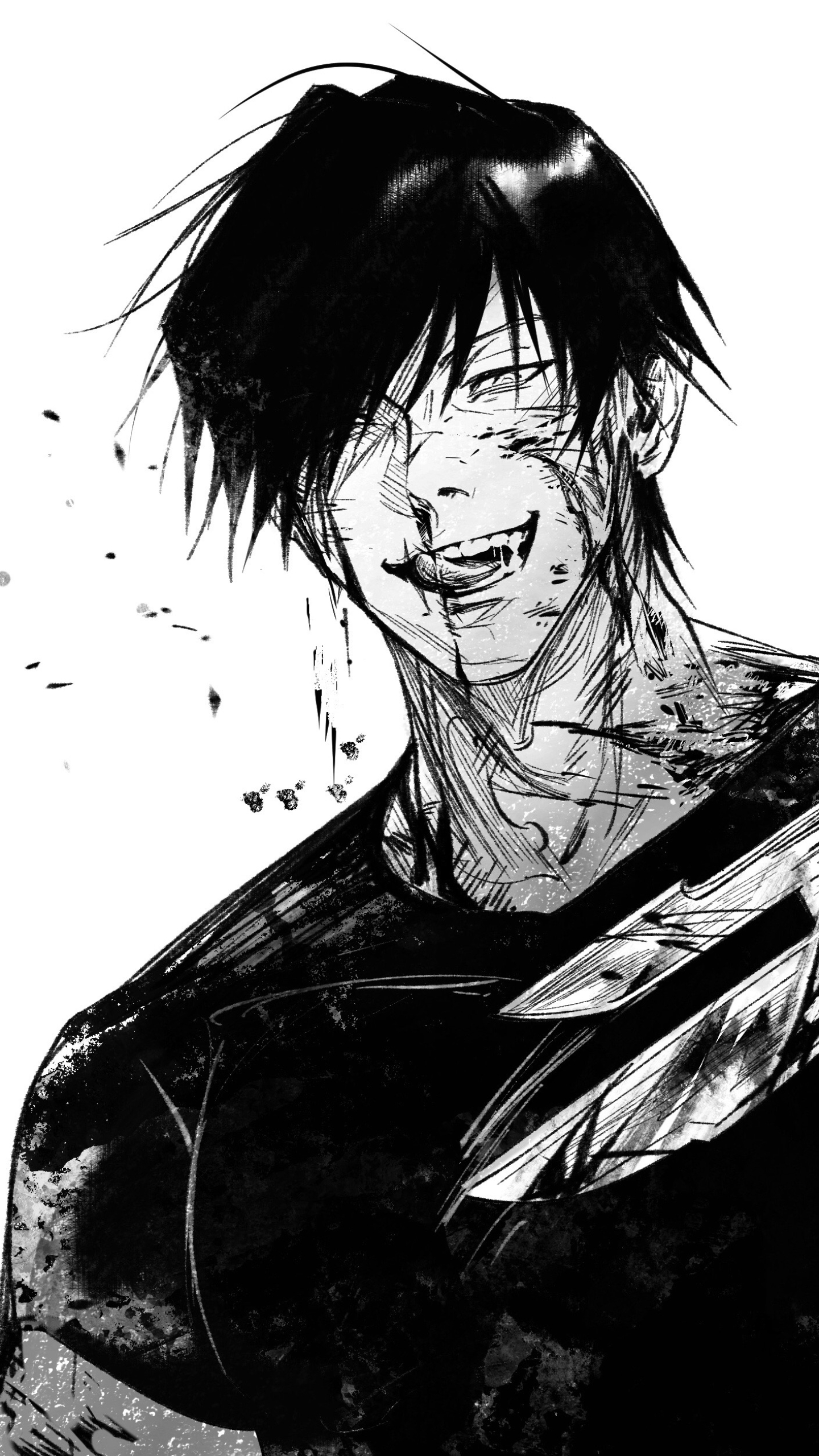 Download Toji Fushiguro Anime Jujutsu Kaisen Phone Wallpaper