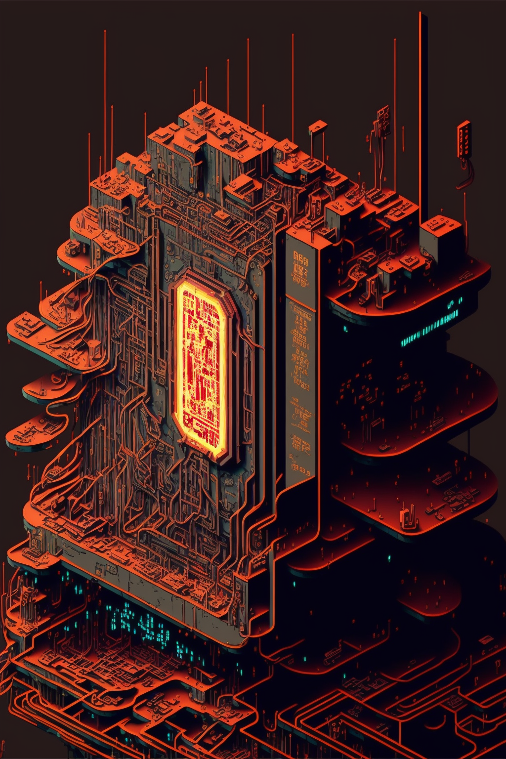 Futuristic building complex by vinny47