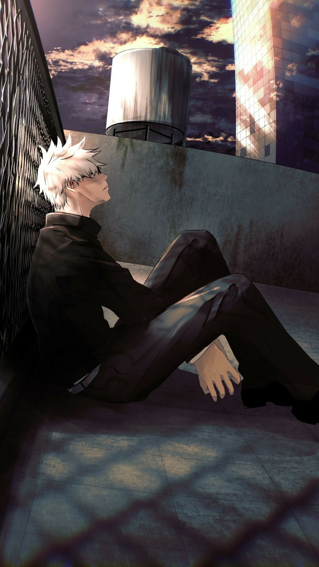 Download Satoru Gojo Anime Jujutsu Kaisen Phone Wallpaper