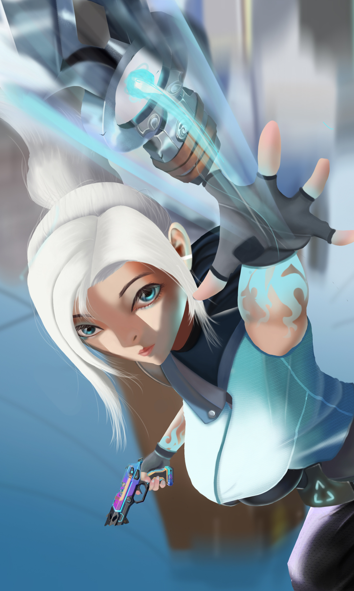 Download Jett (Valorant) Video Game Valorant Phone Wallpaper