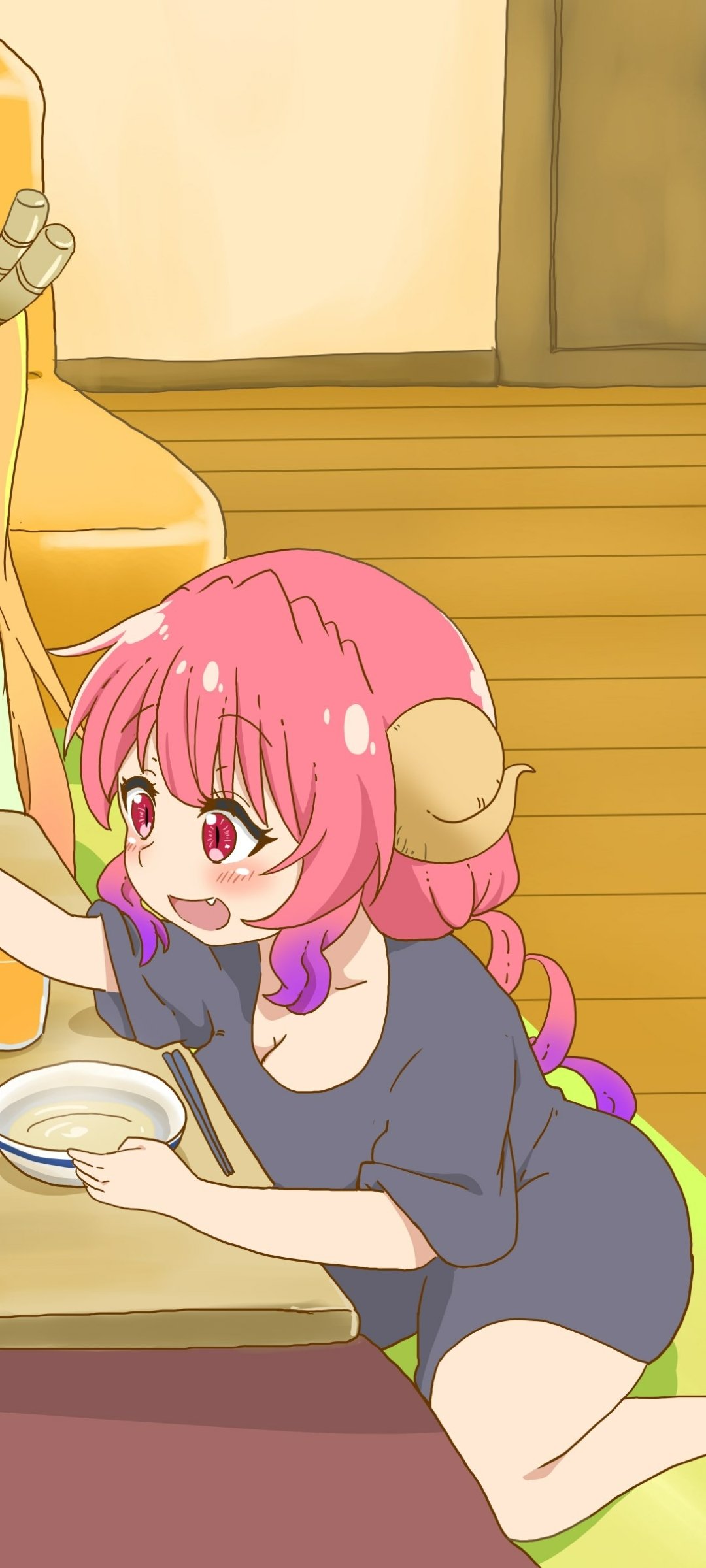 Ilulu Miss Kobayashis Dragon Maid Phone Wallpapers