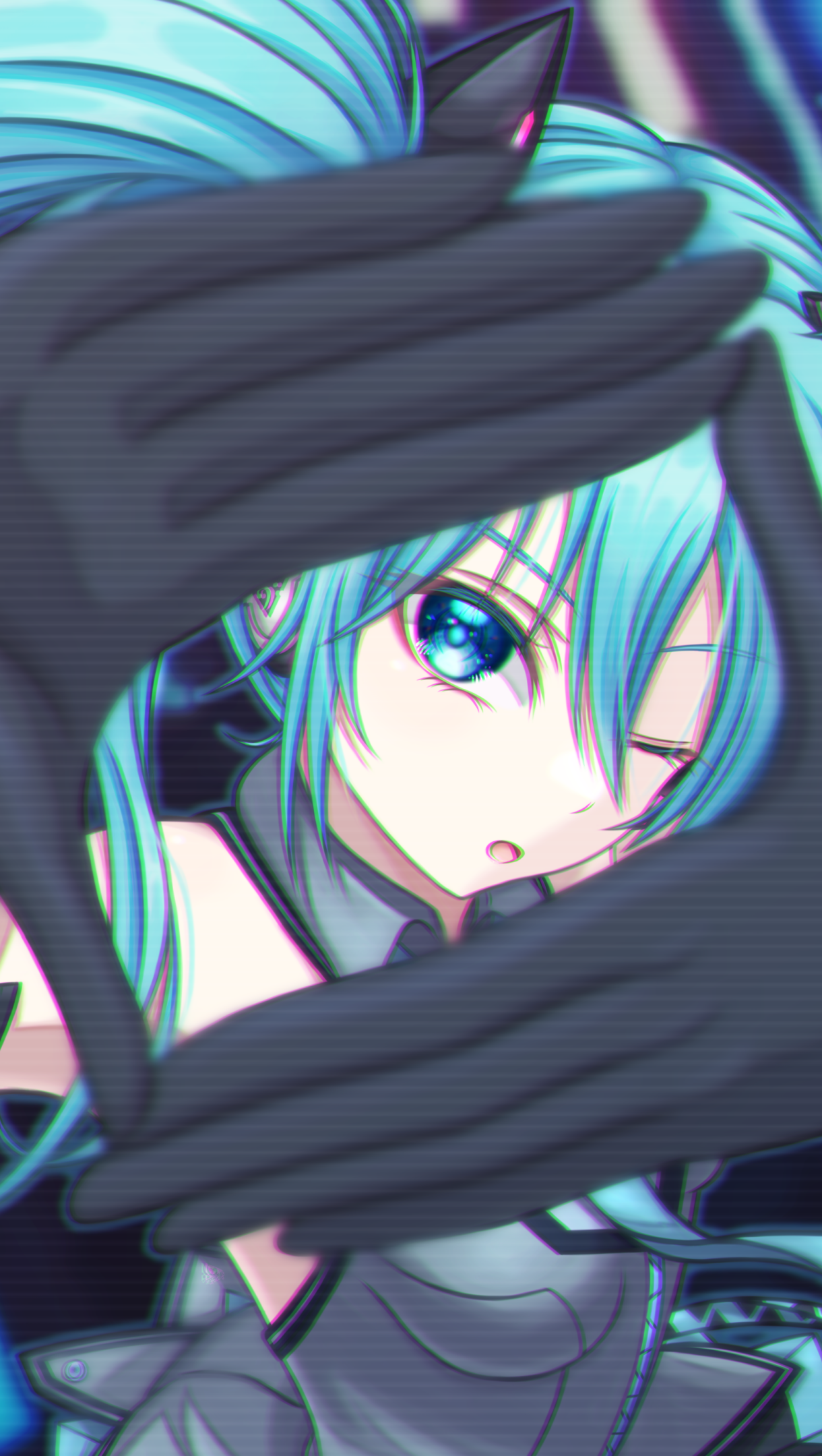 Download Hatsune Miku Anime Vocaloid Phone Wallpaper