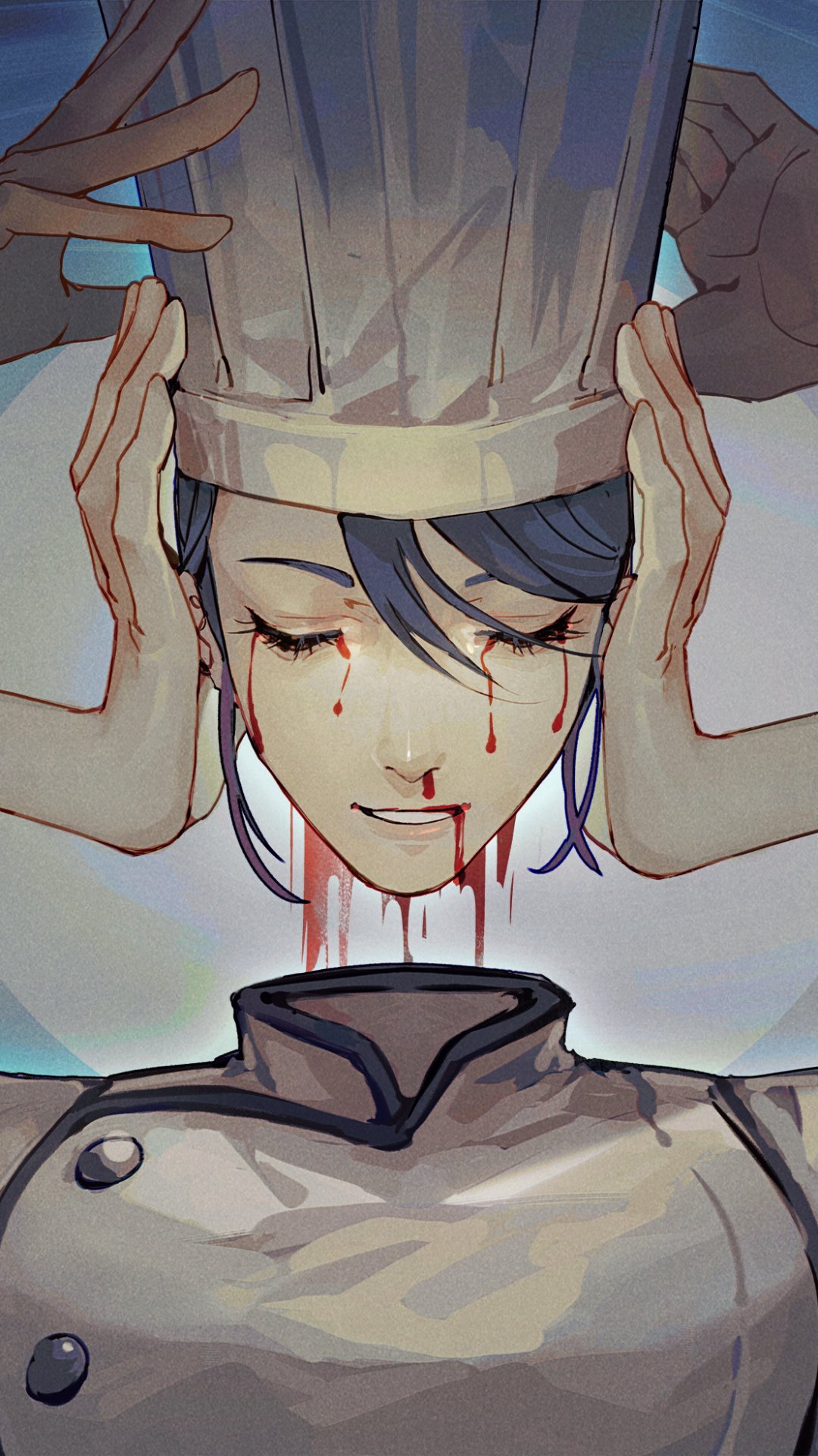 Falling Devil (Chainsaw Man) Phone Wallpapers