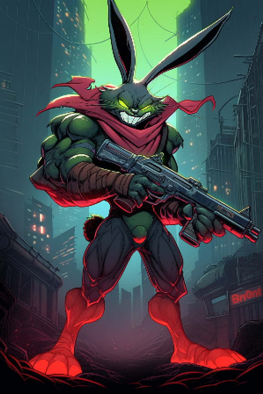 Jazz jacked-rabbit (pixelated) by vinny47