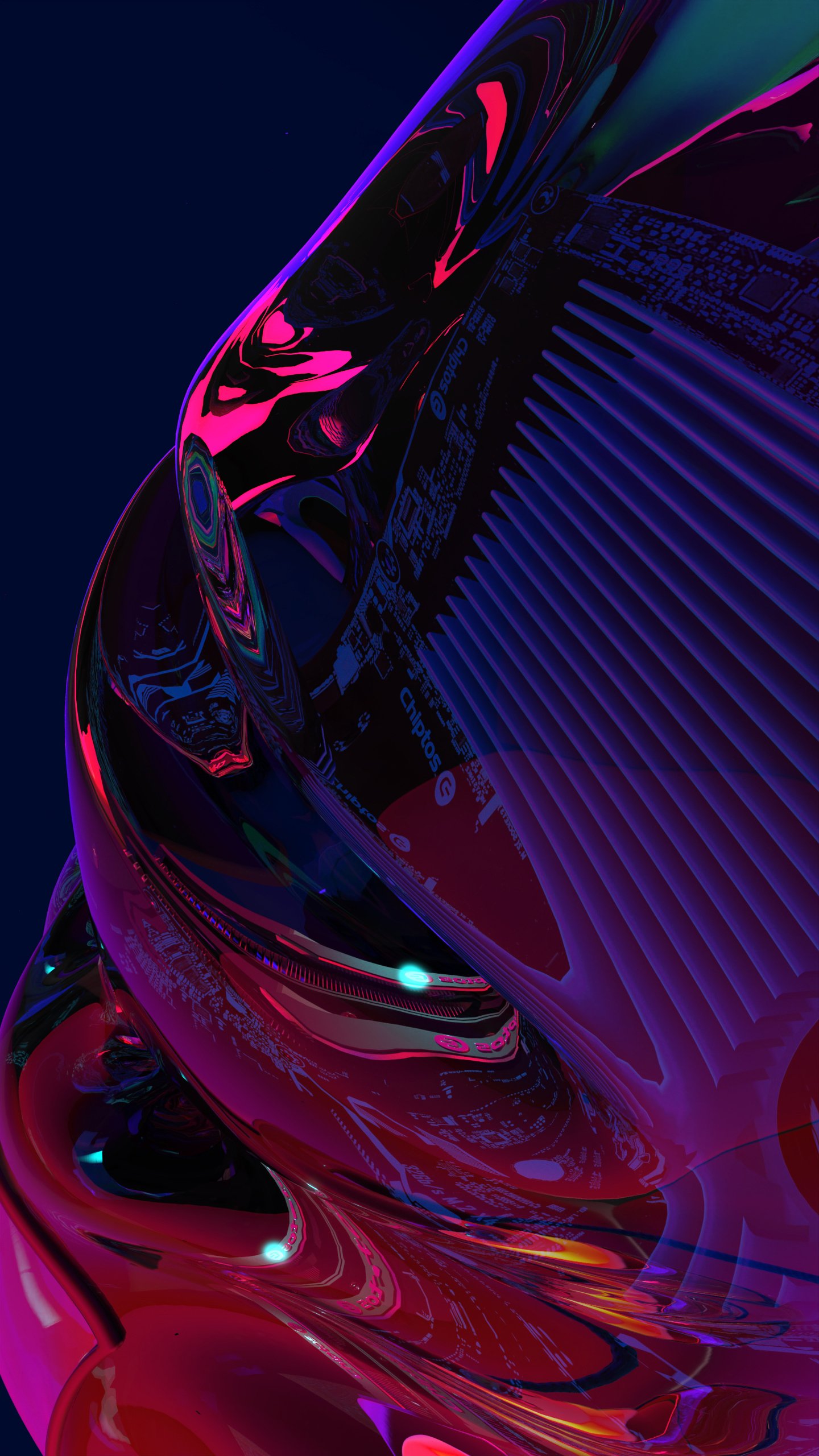 Chiptos X Wires Mobile iPhone Android Abstract NFT Wallpaper 4k ...