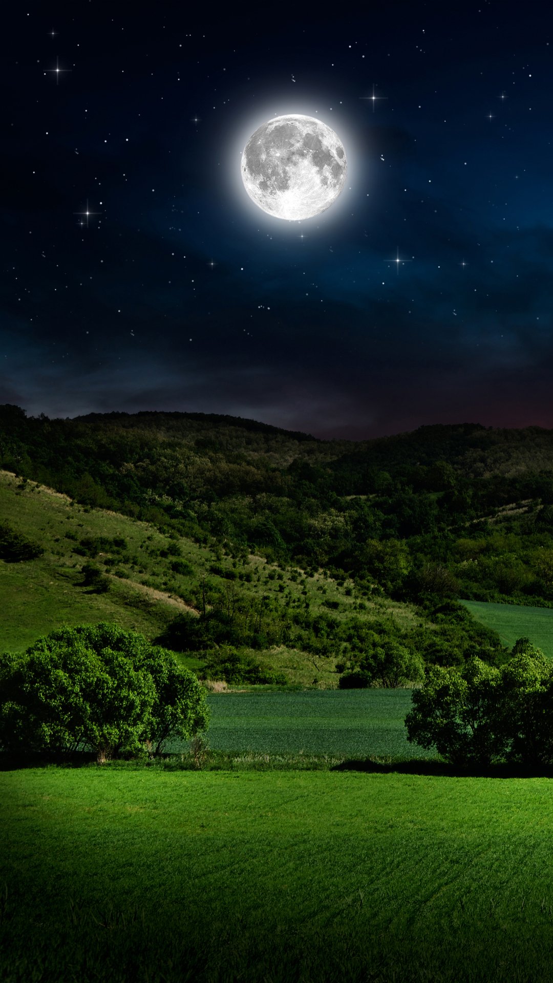 Download Nature Moon Phone Wallpaper